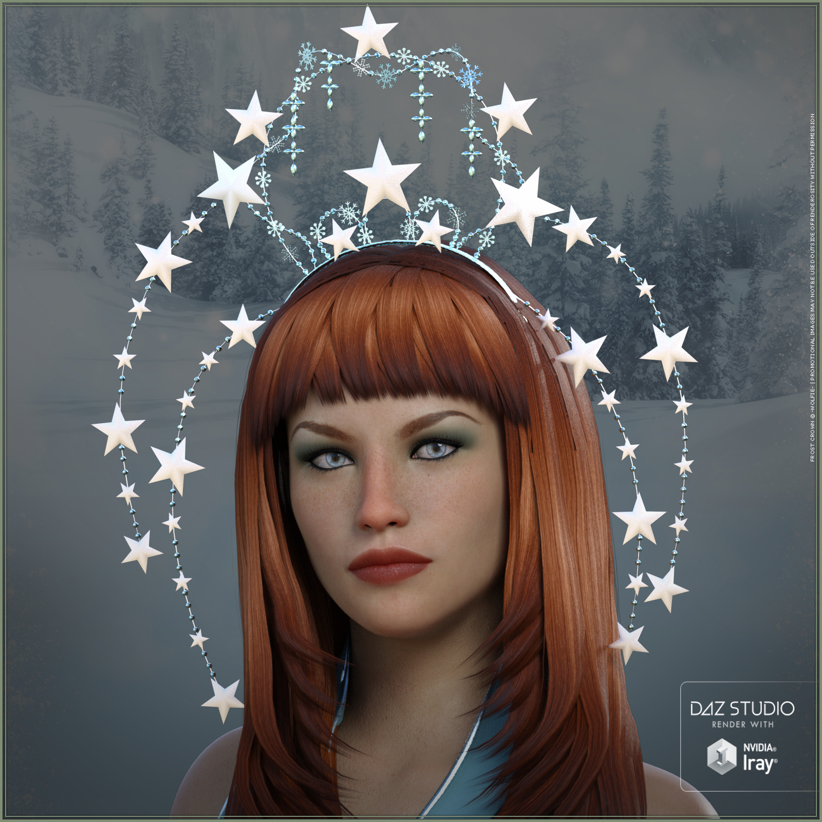 Frost Crown G3F G8F | Daz 3D
