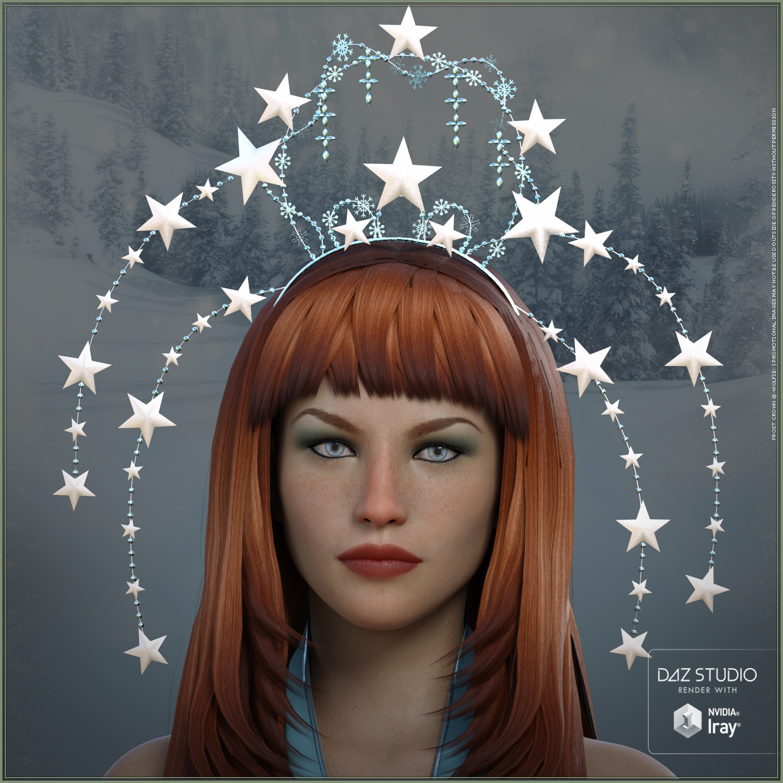 Frost Crown G3F G8F | Daz 3D