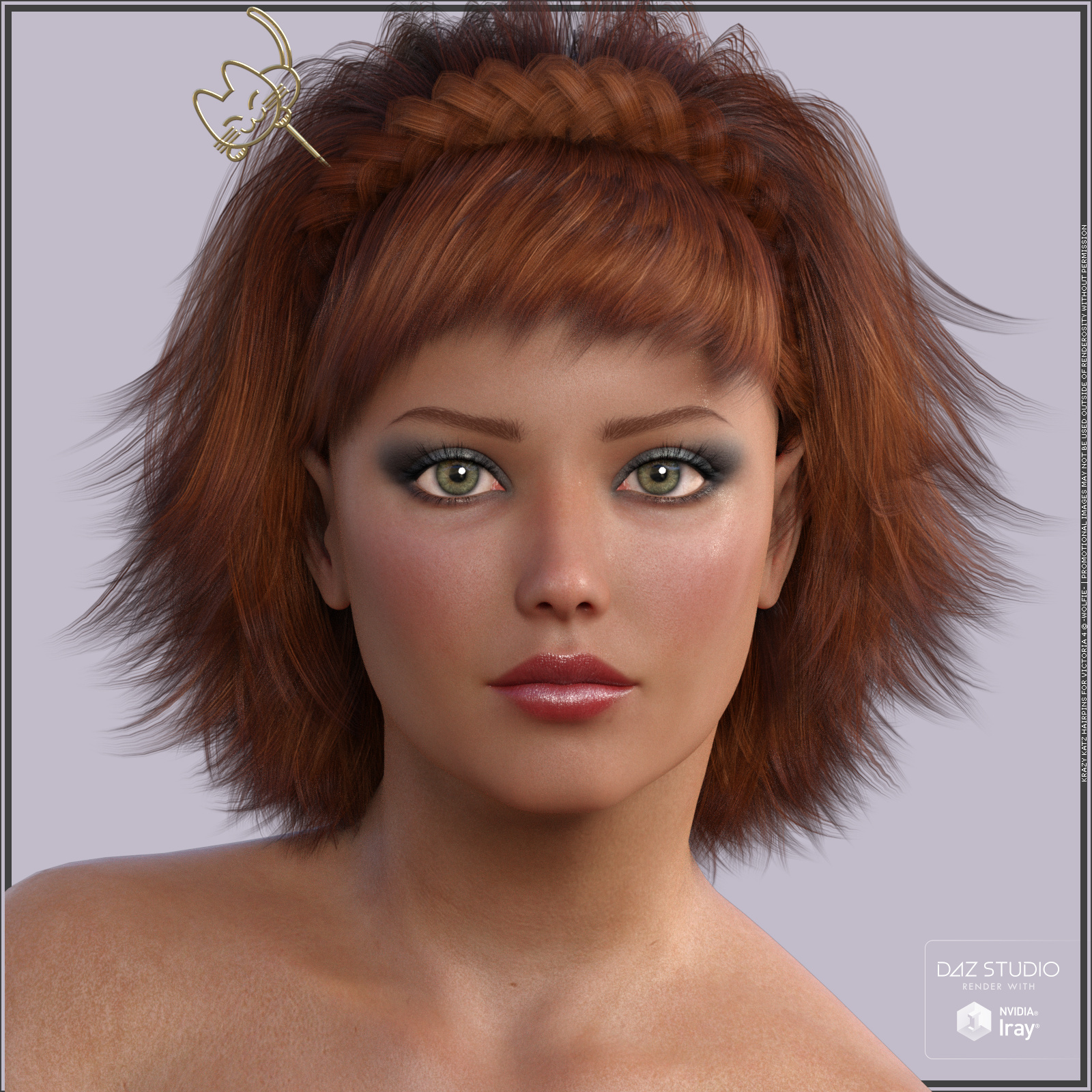 Krazy Kats Hairpins V4 | Daz 3D