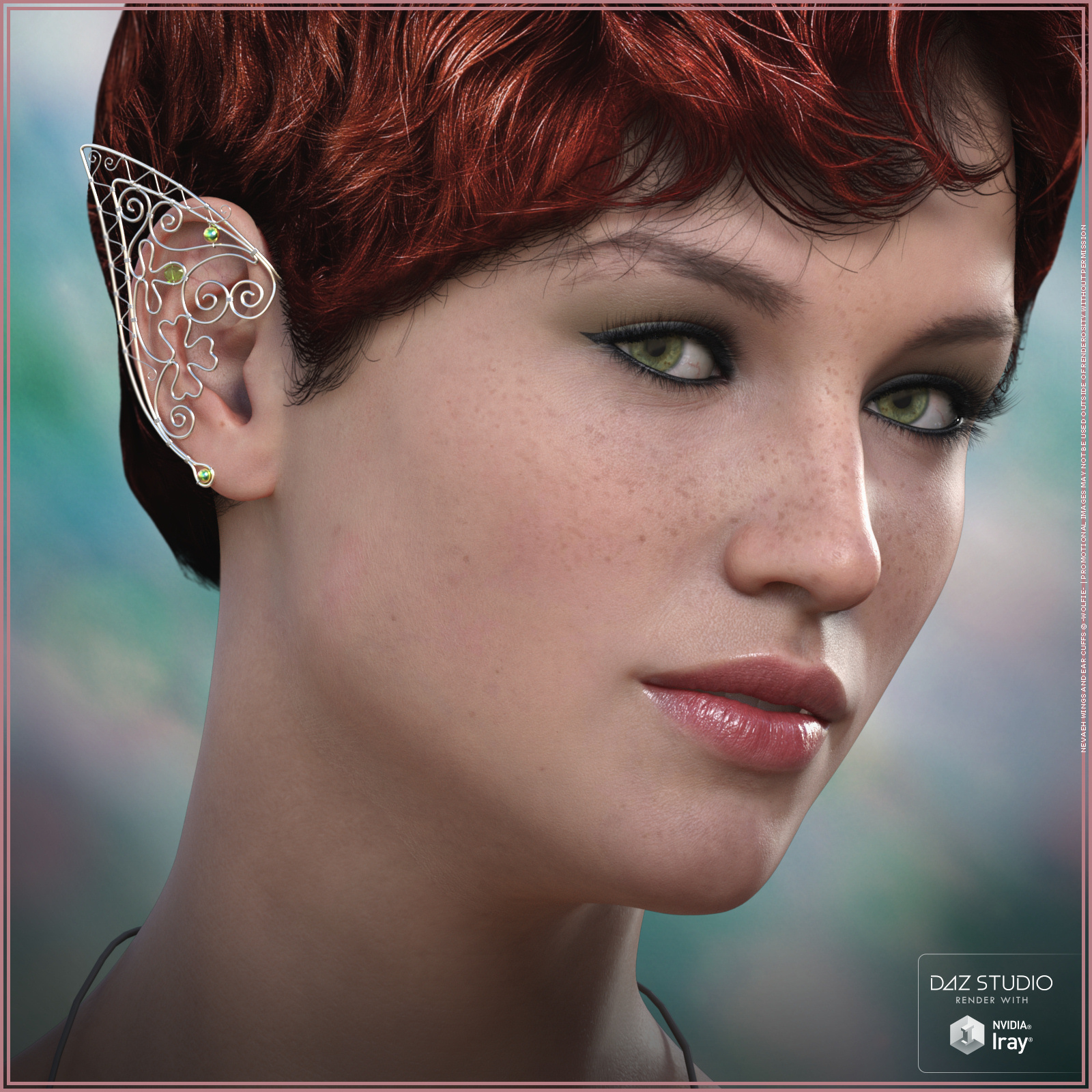 Nevaeh Wings and Ear Cuffs G3F G8F | Daz 3D