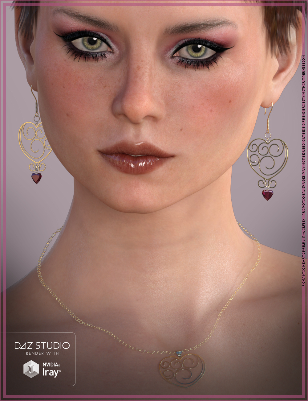 Romantic Heart G3F G8F - Daz | Daz 3D