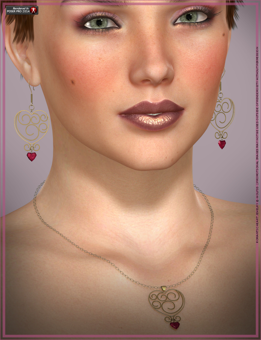 Romantic Heart V4 - Poser | Daz 3D