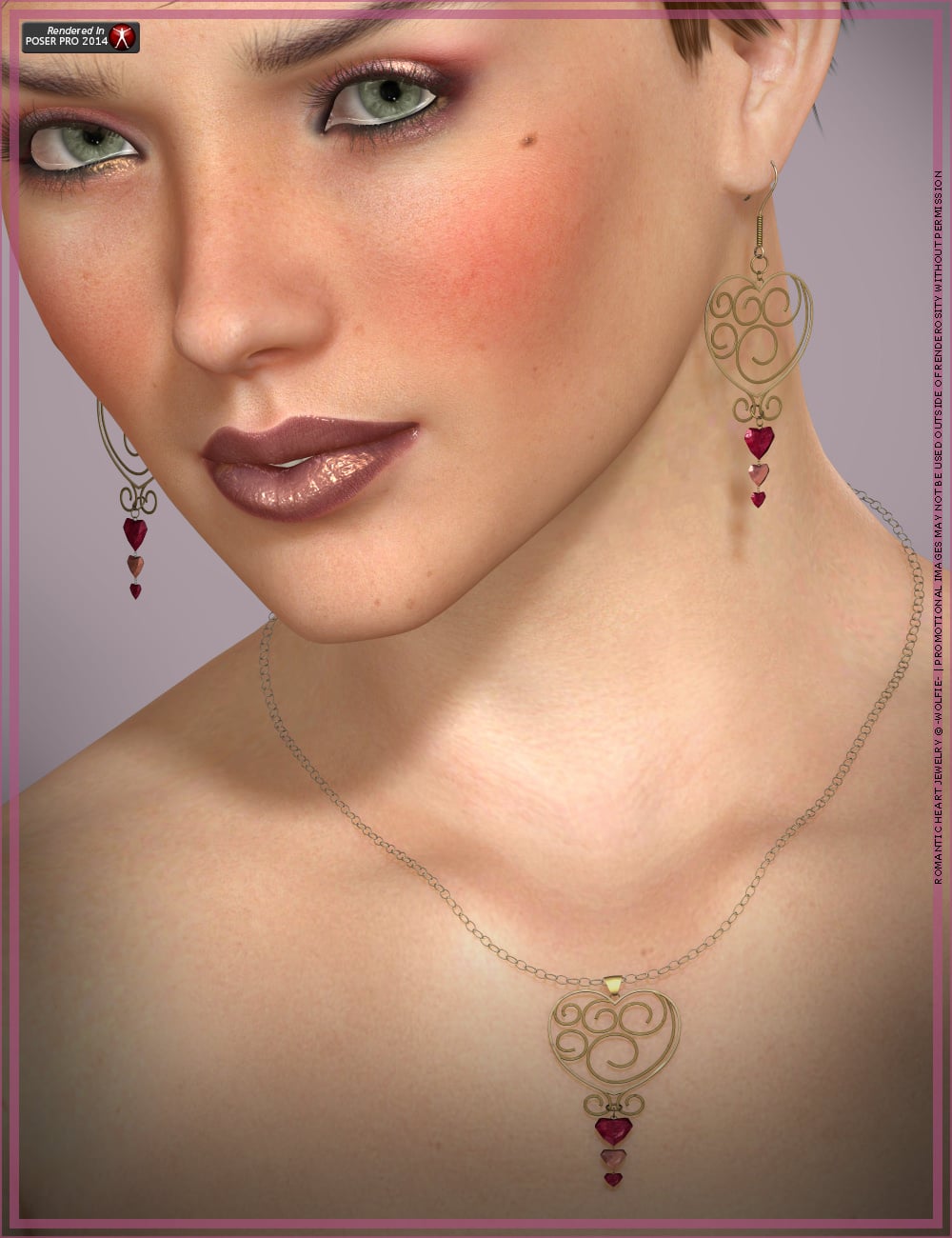 Romantic Heart V4 - Poser | Daz 3D