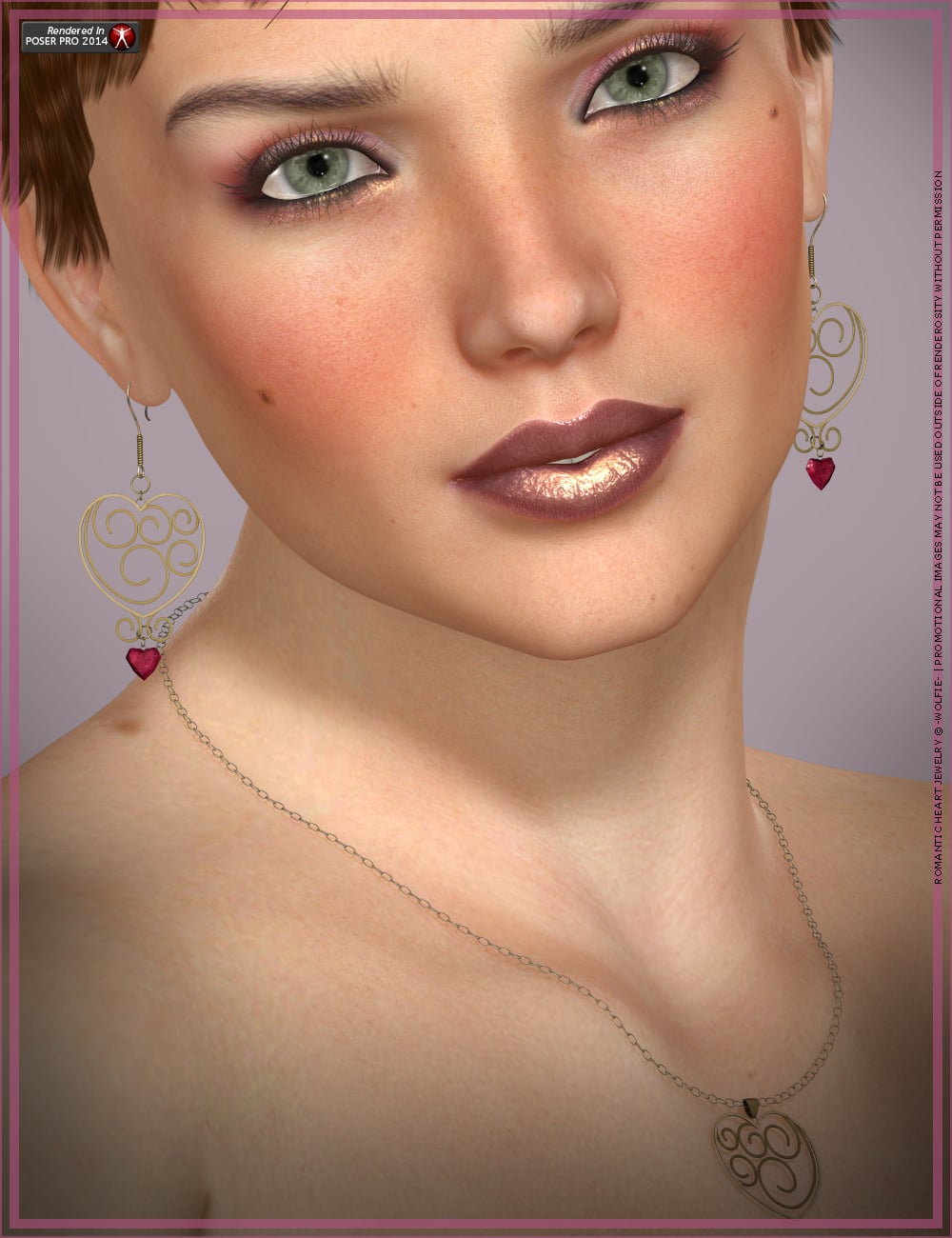 Romantic Heart V4 - Poser | Daz 3D