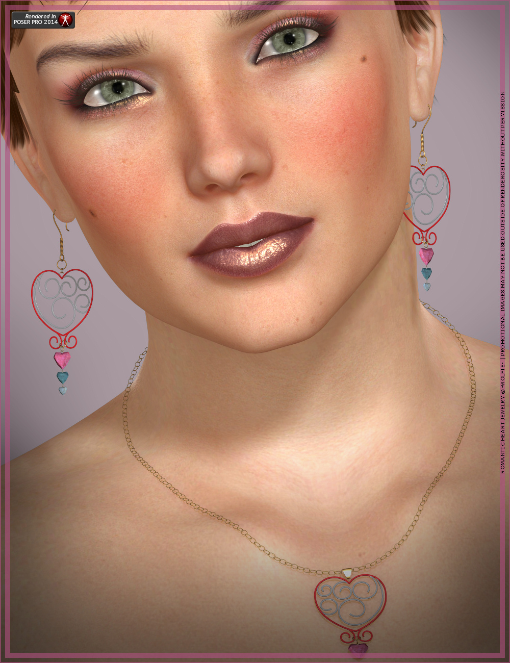 Romantic Heart V4 - Poser | Daz 3D