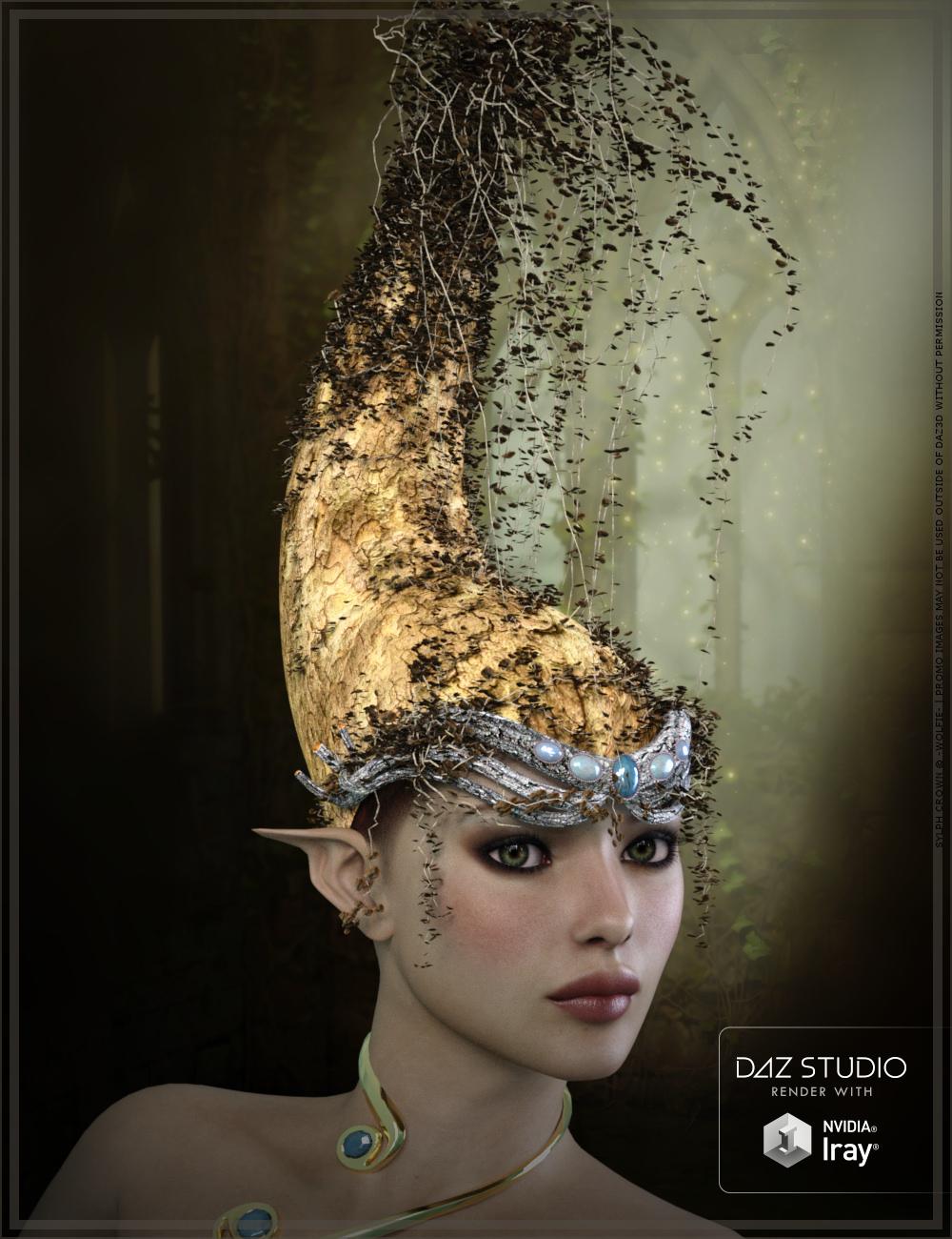 Sylph Crown V4 G3F BUNDLE | Daz 3D