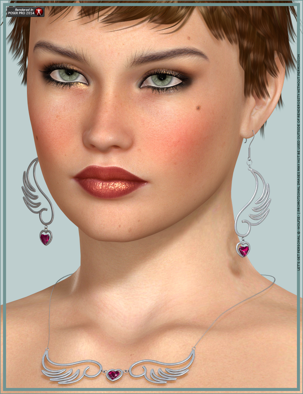 Winged Heart V4 Poser | Daz 3D