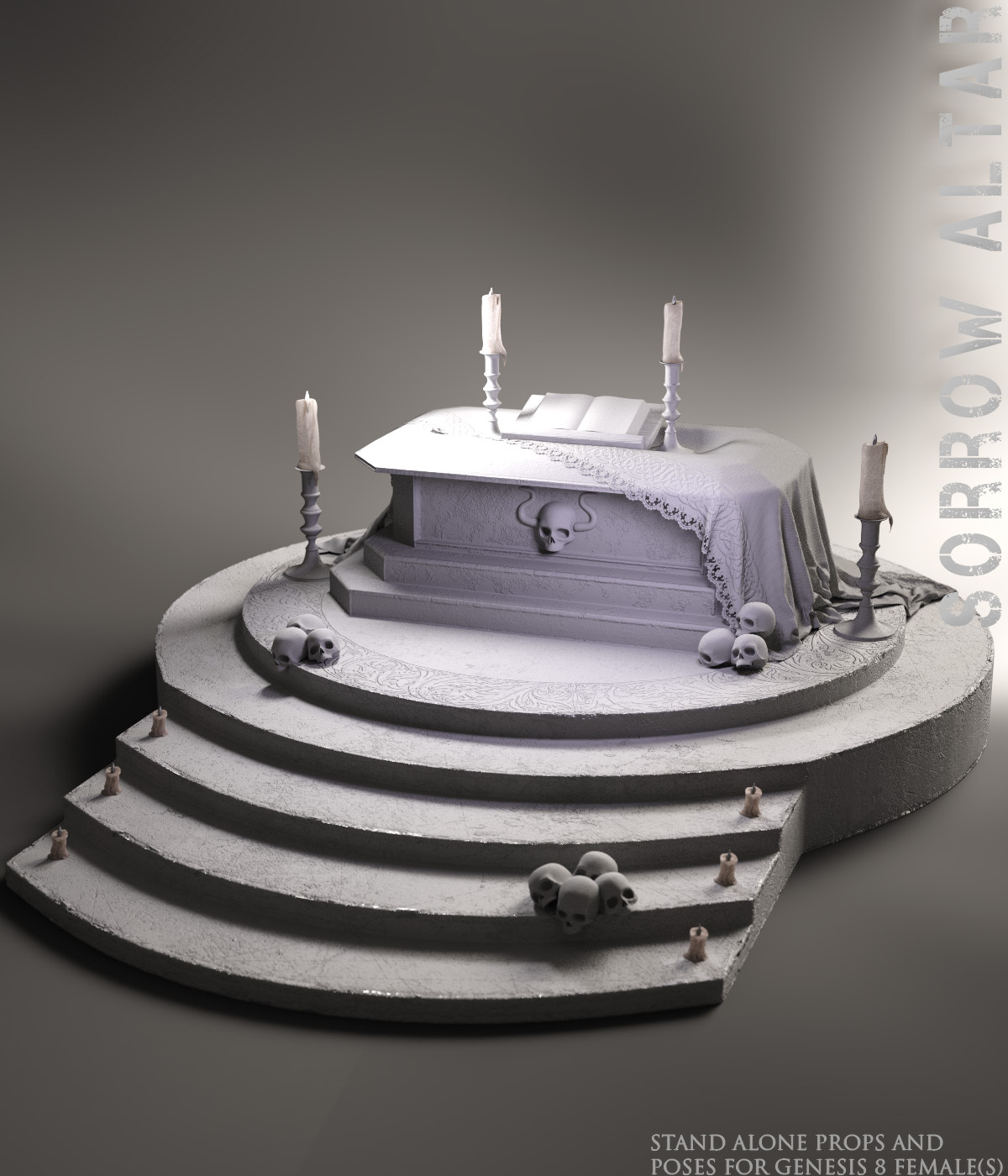 Sorrow Altar Daz Studio | Daz 3D