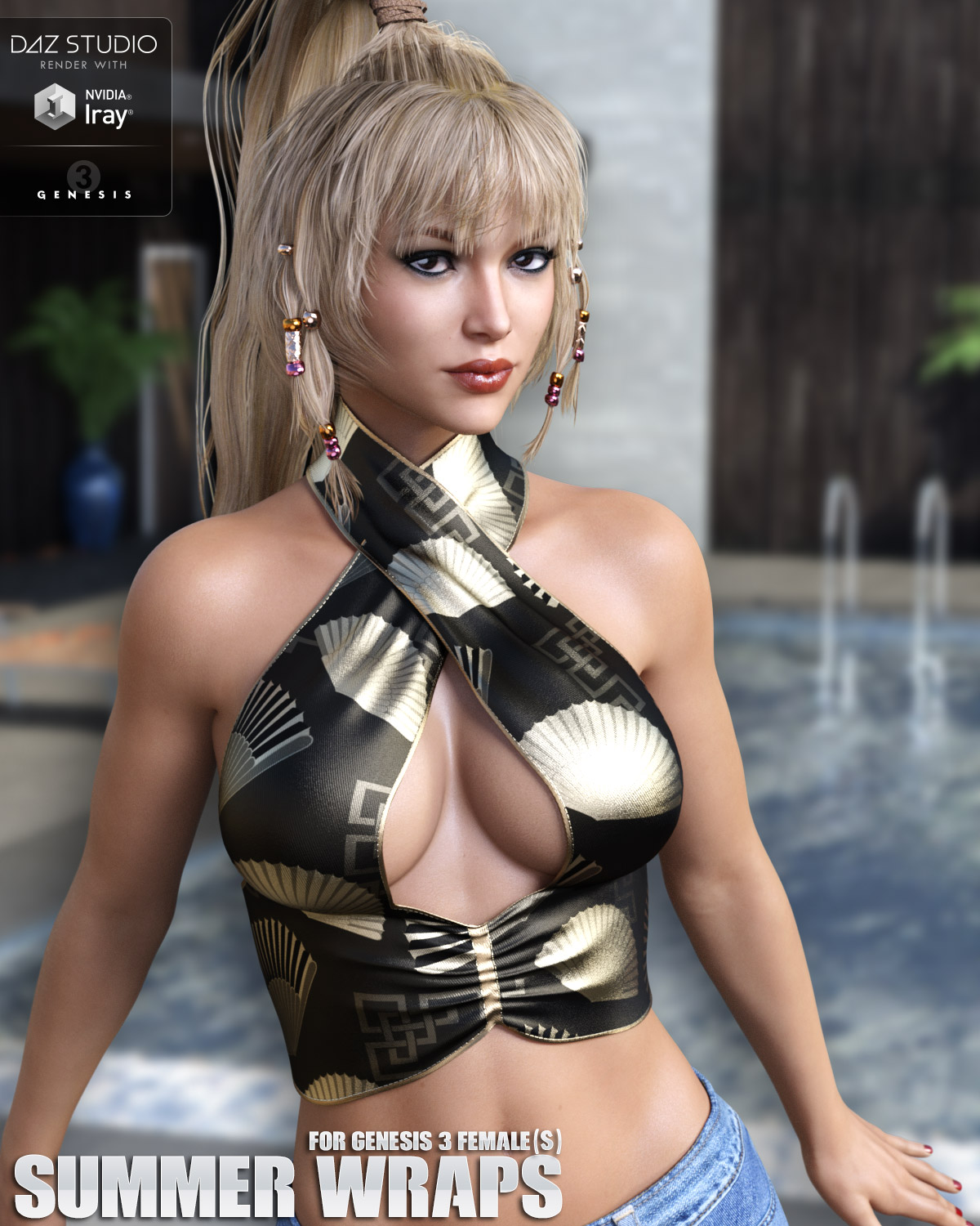 Summer Wraps for Genesis 3 Females | Daz 3D