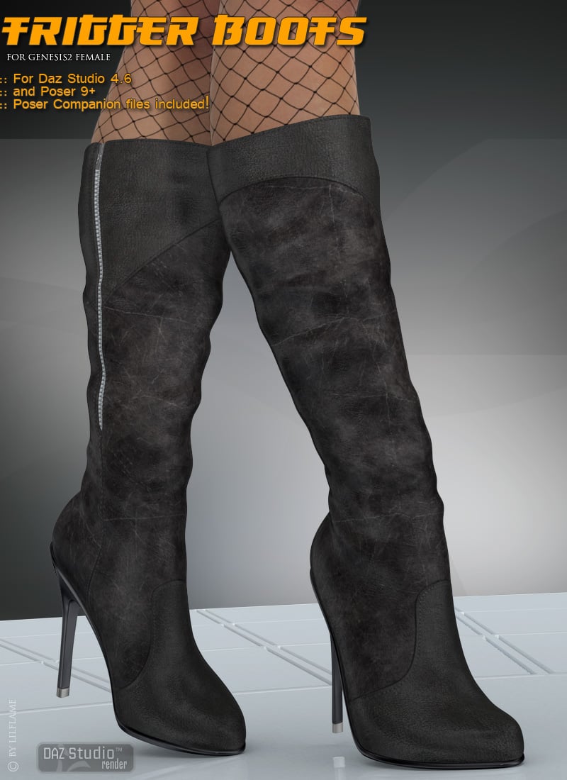 Trigger Boots G2F | Daz 3D