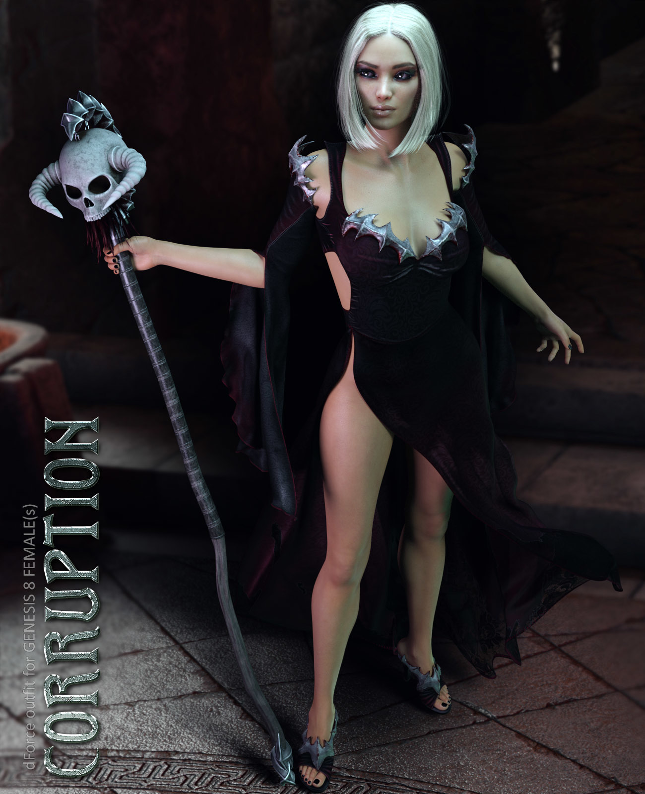 dForce Corruption for Genesis 8 Females | Daz 3D