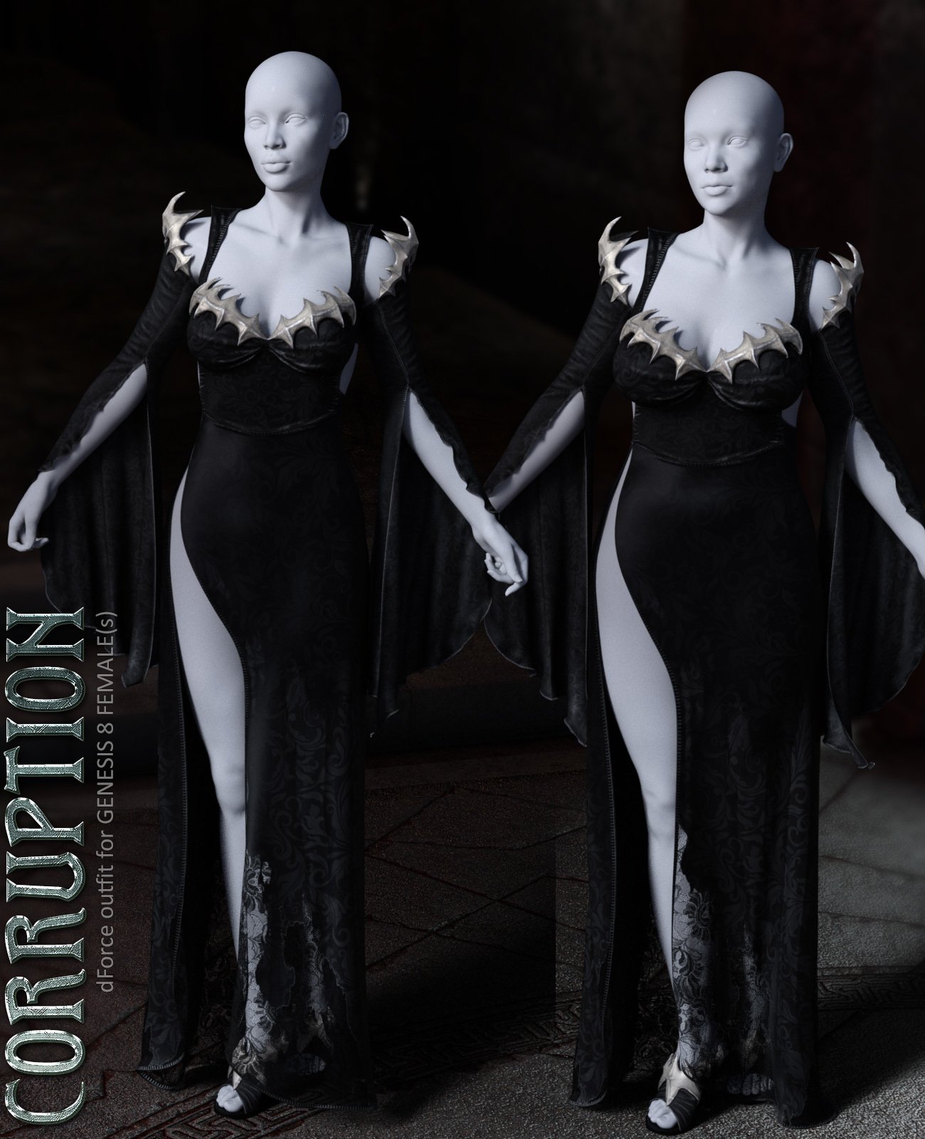 dForce Corruption for Genesis 8 Females | Daz 3D
