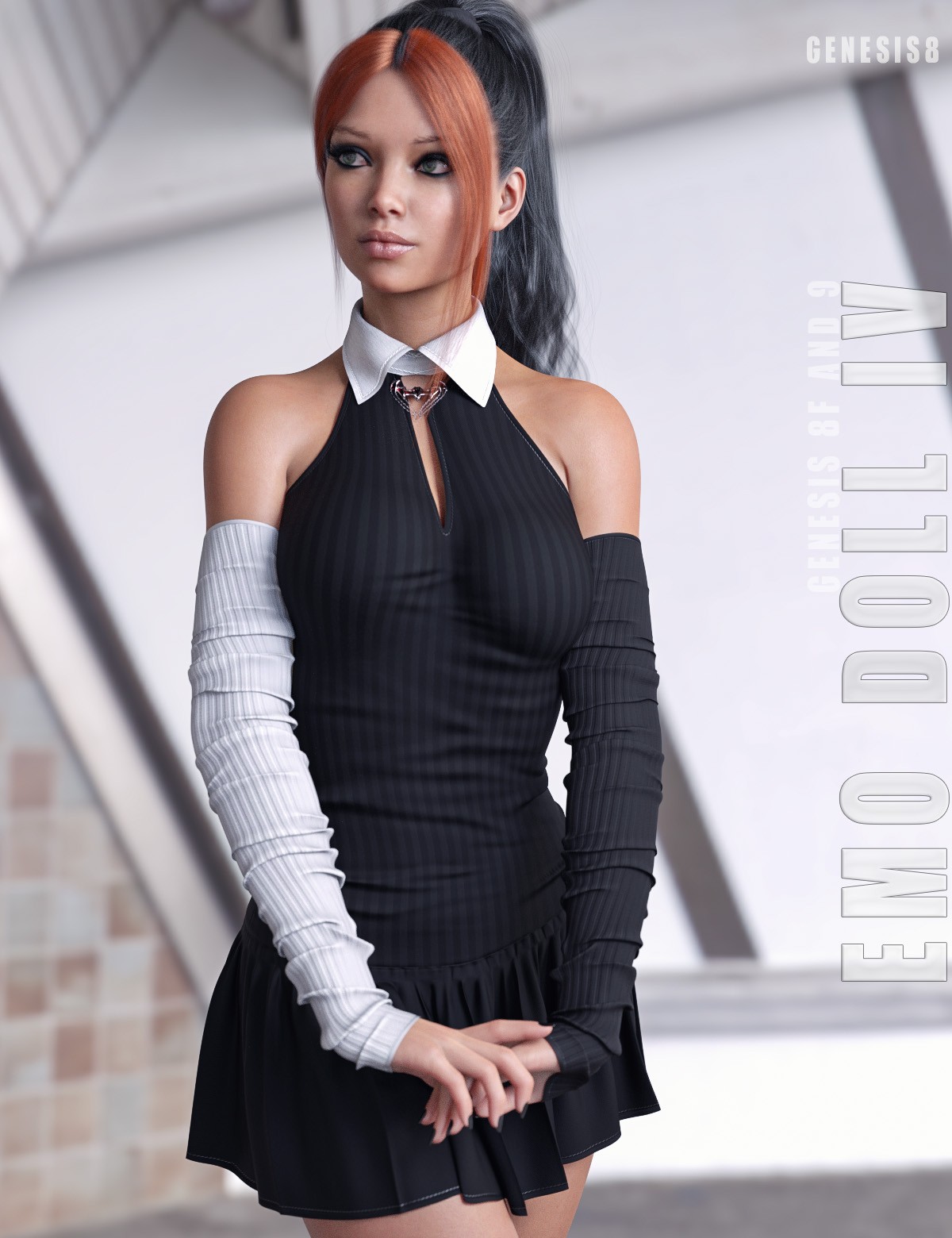 dForce Emo Doll IV Genesis 8-8.1F and G9 | Daz 3D