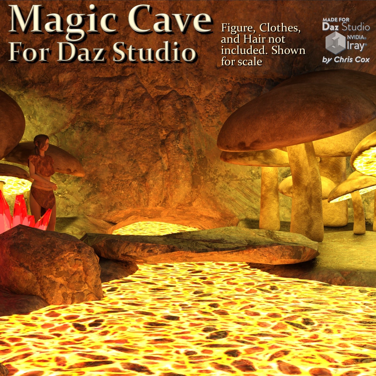 Magic Cave for DS | Daz 3D