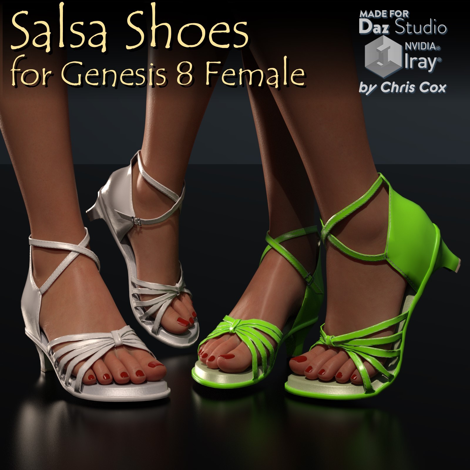 Salsa Shoes for G8F | Daz 3D