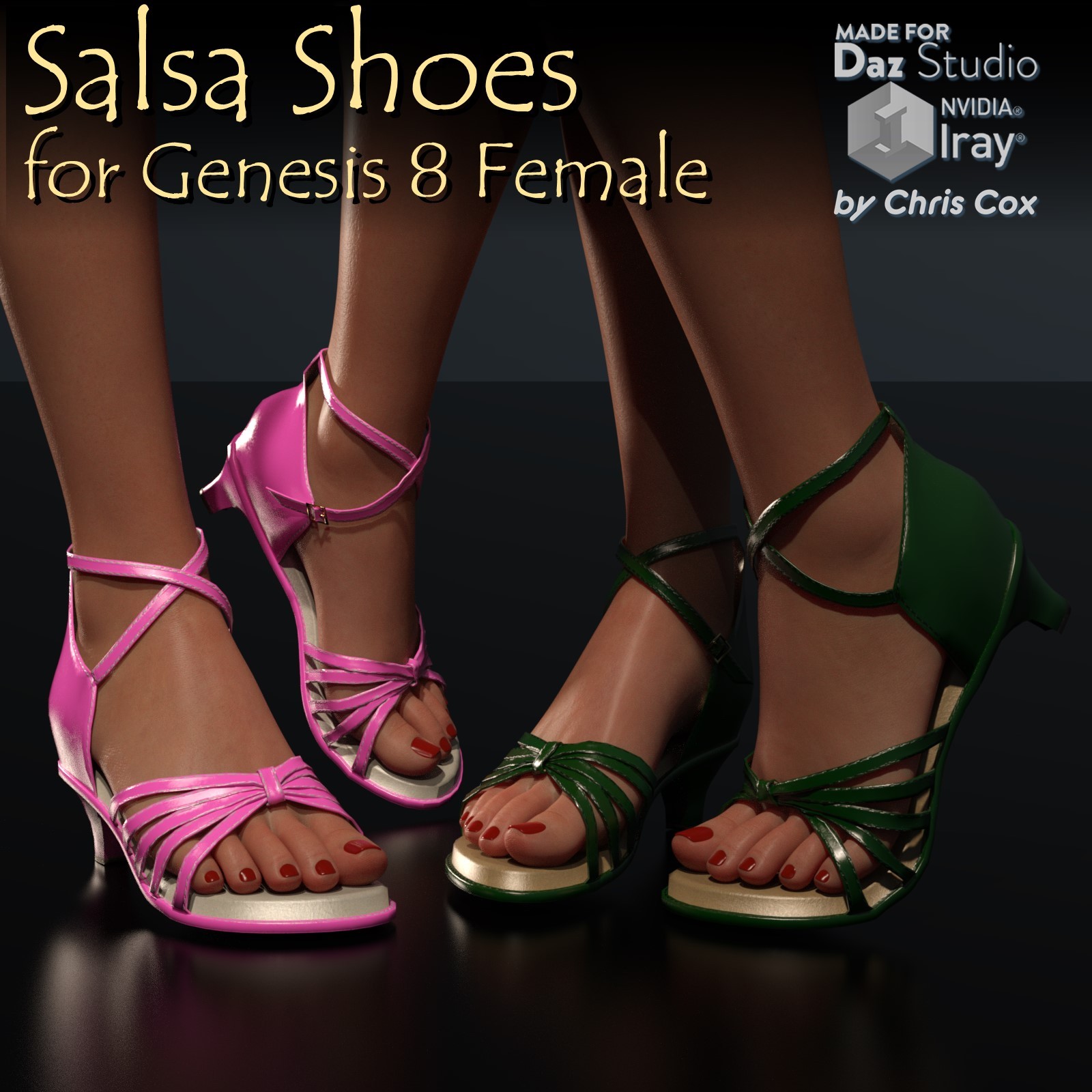 Salsa Shoes for G8F | Daz 3D