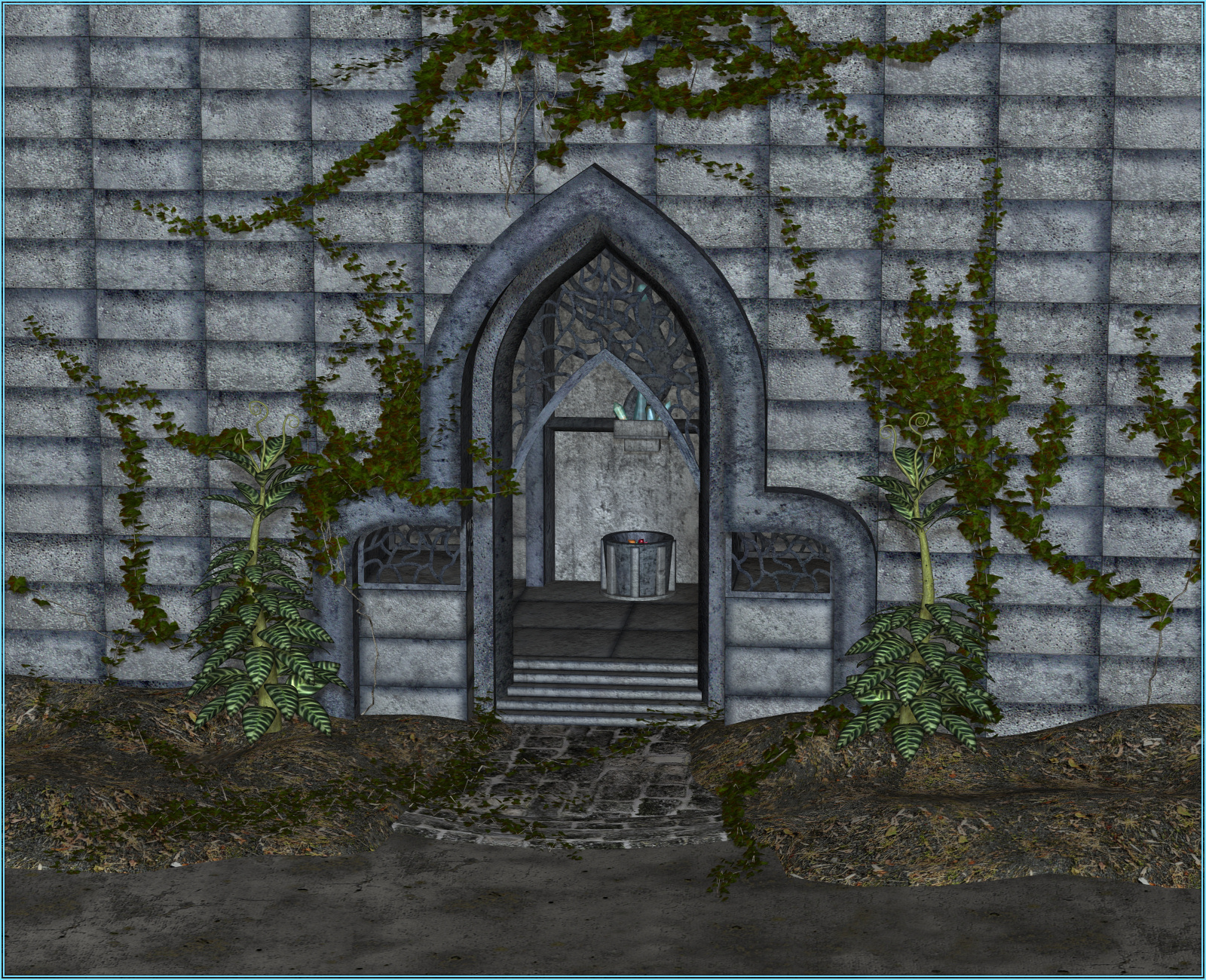 Elven Shrine for Poser | Daz 3D