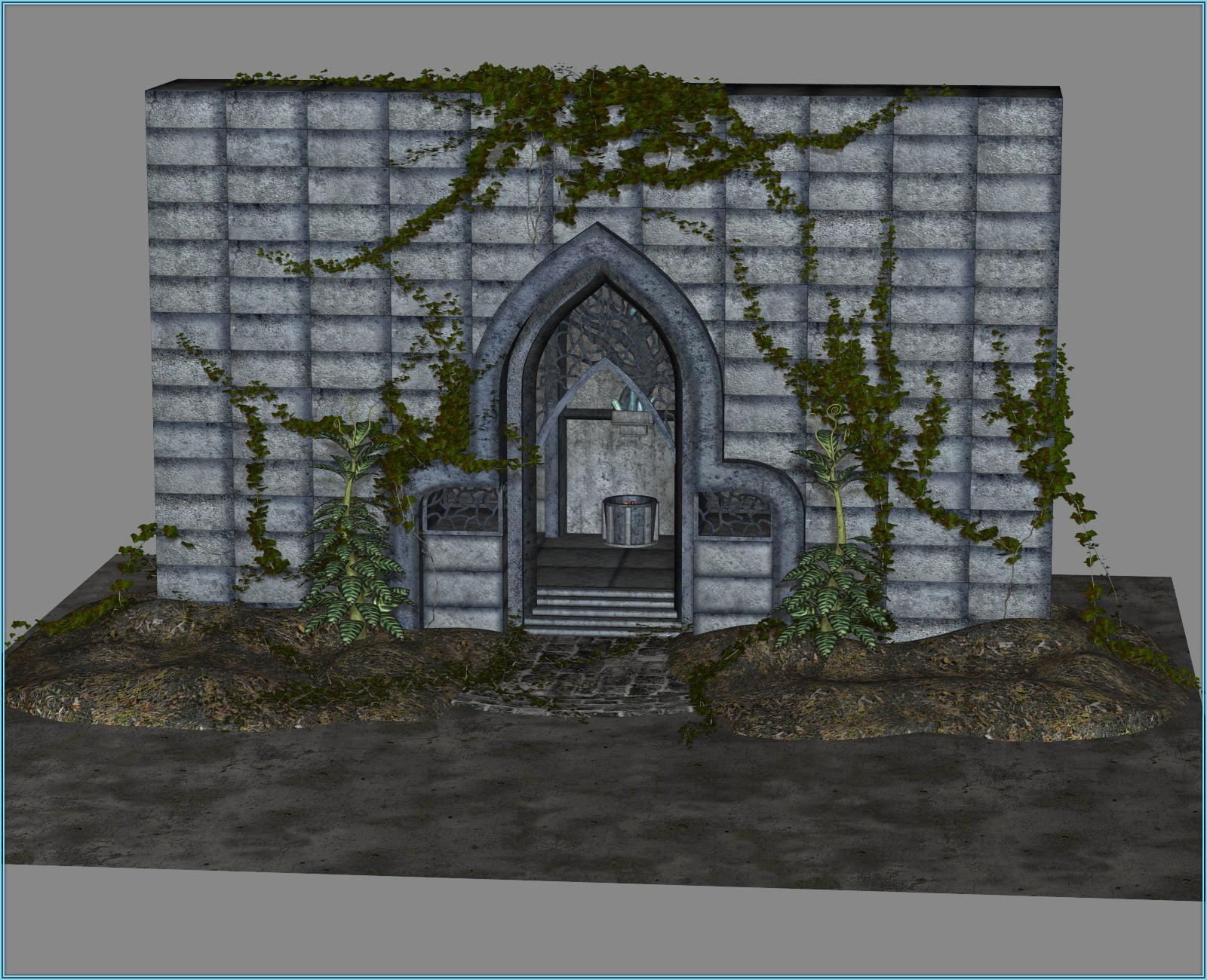 Elven Shrine for Poser | Daz 3D