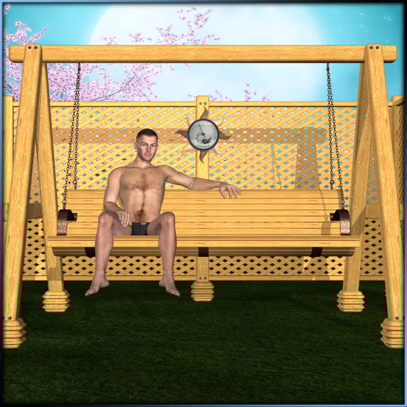 Garden Retreat: Deck Swing | Daz 3D