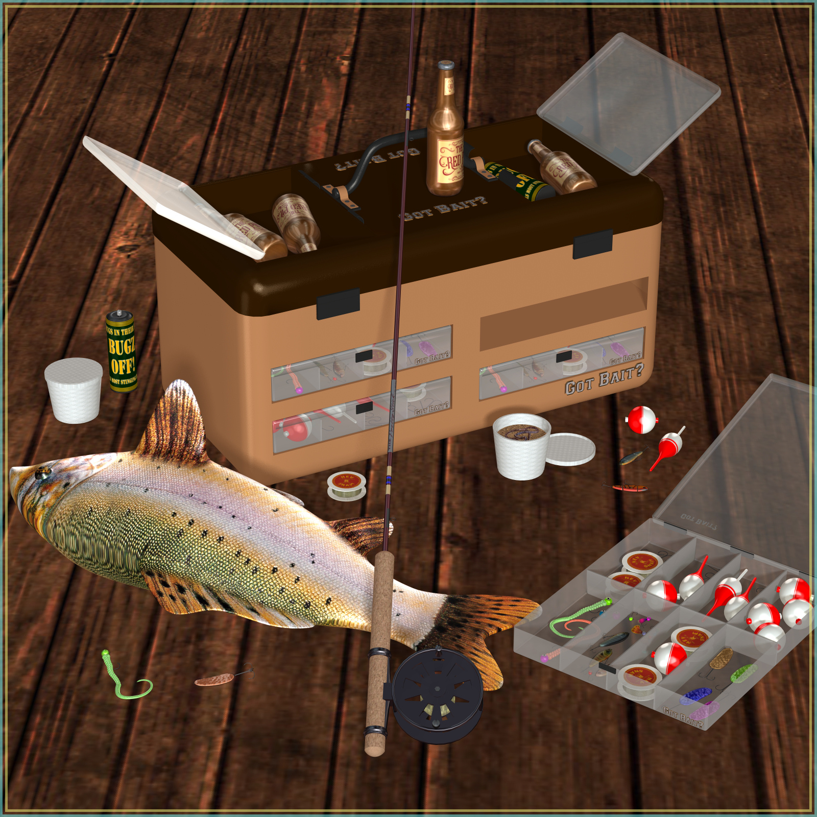 Got Bait for Poser | Daz 3D