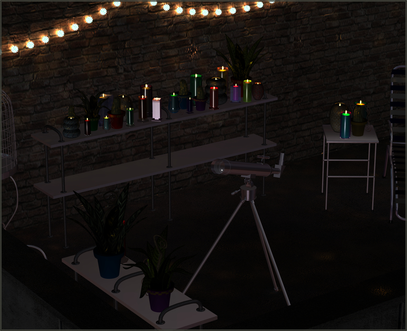 Rooftop Retreat for Poser | Daz 3D