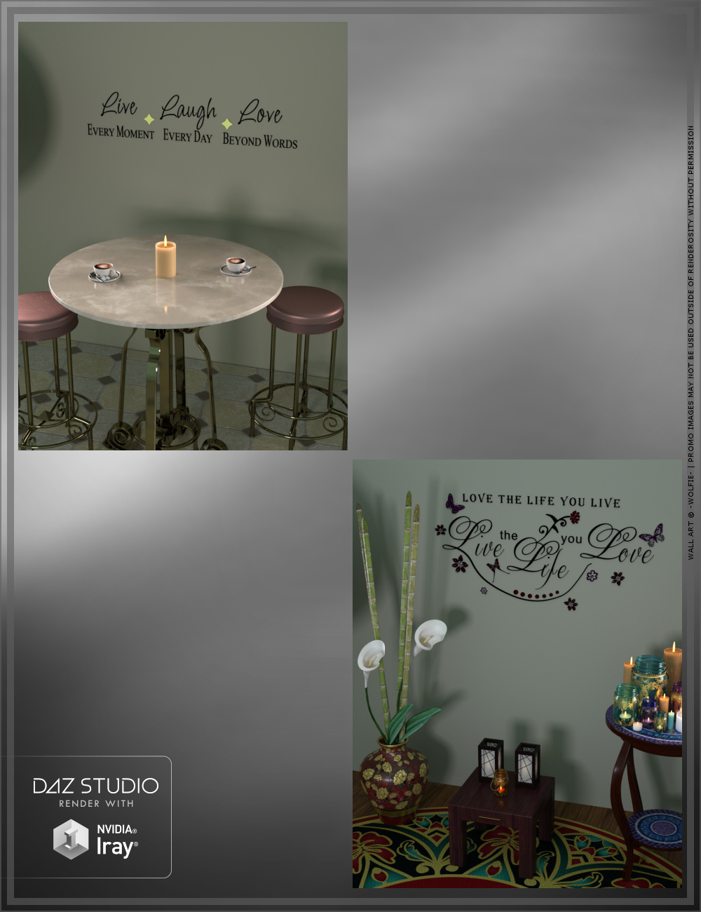 Wall Art for Poser and Daz Studio | Daz 3D
