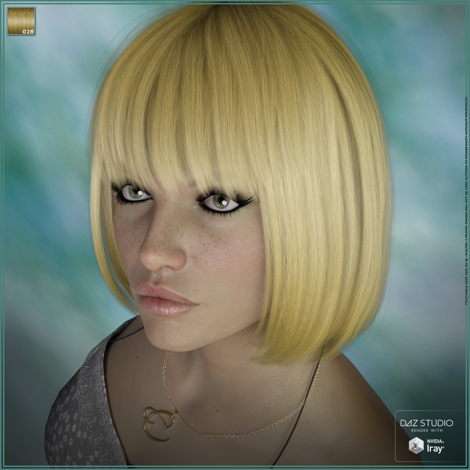 Touchable Classic Bob | Daz 3D