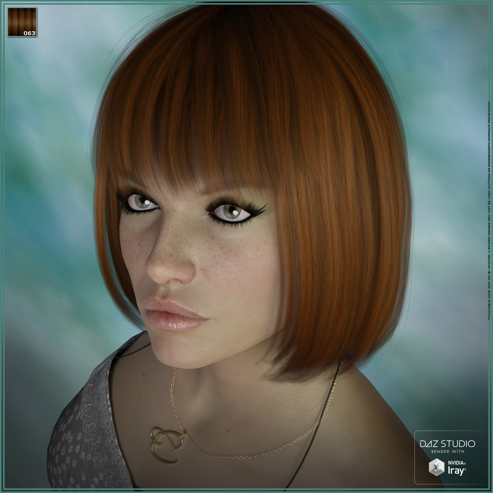 Touchable Classic Bob | Daz 3D