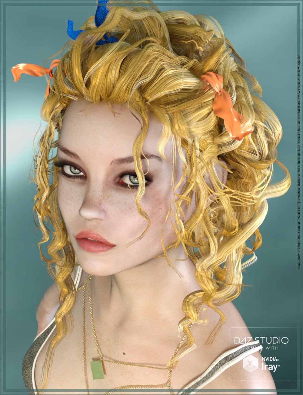 Touchable Crazy Locks | Daz 3D