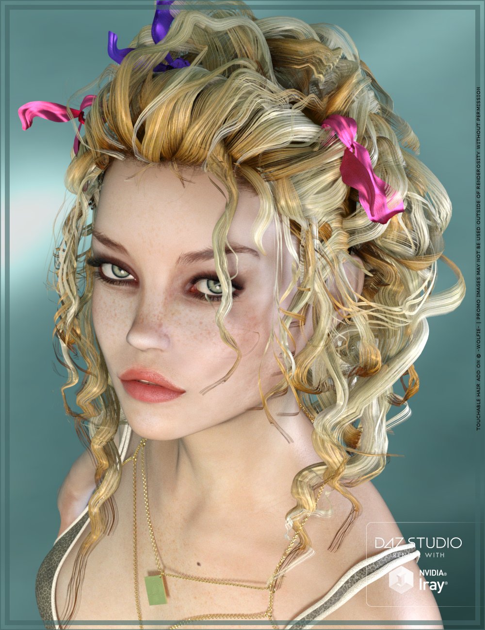 Touchable Crazy Locks | Daz 3D
