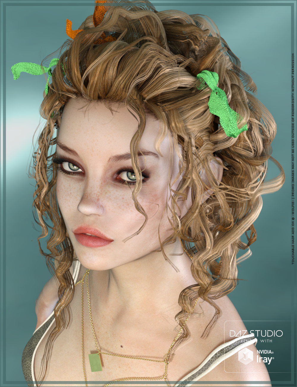 Touchable Crazy Locks | Daz 3D