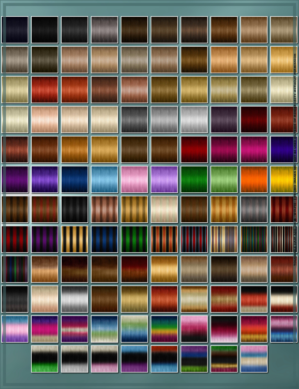 Touchable Crazy Locks | Daz 3D