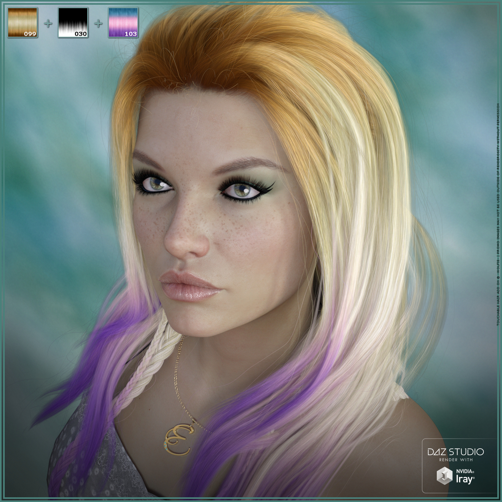 Touchable Elysa | Daz 3D