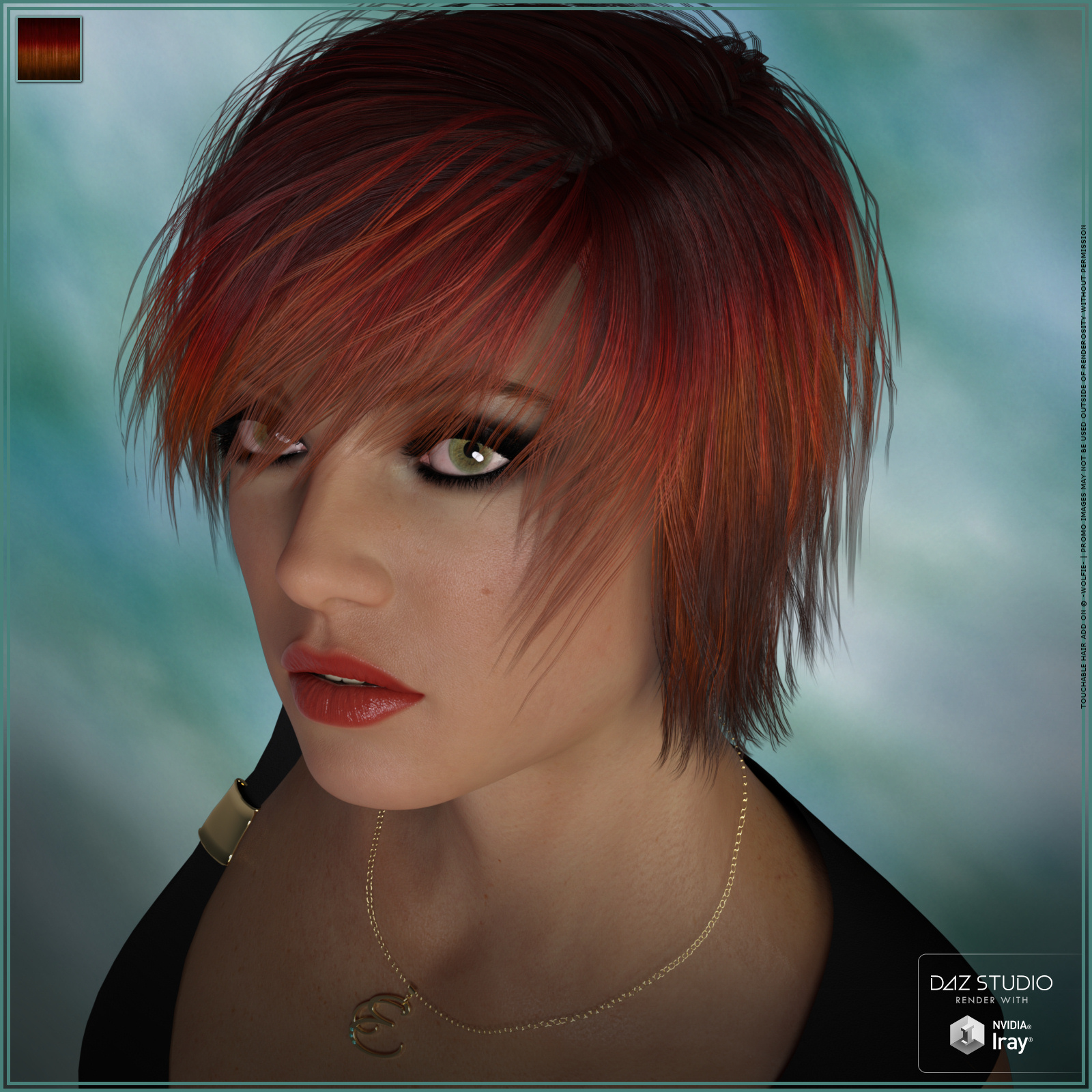 Touchable Exie | Daz 3D
