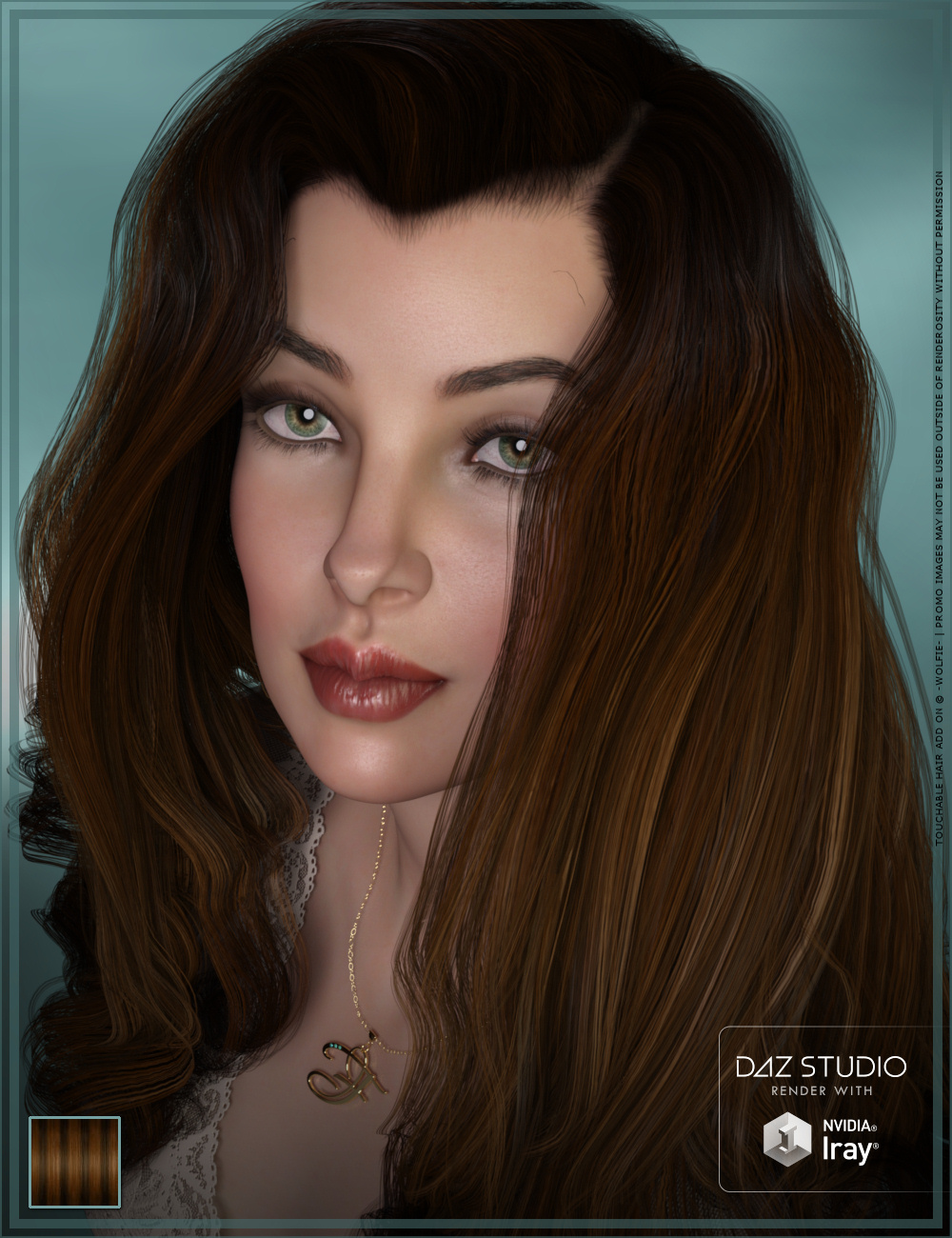 Touchable Fane | Daz 3D