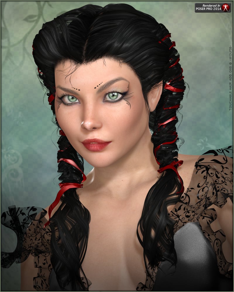 Touchable Fishtail Braids | Daz 3D