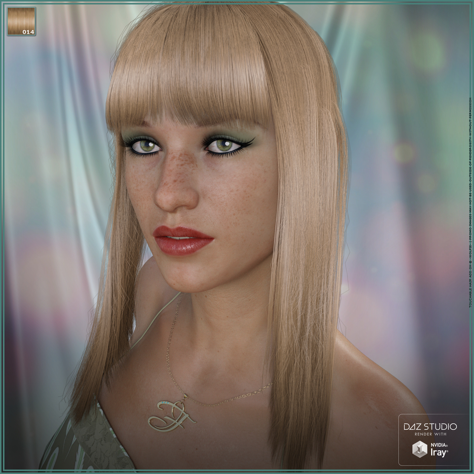 Touchable Full Fringe | Daz 3D