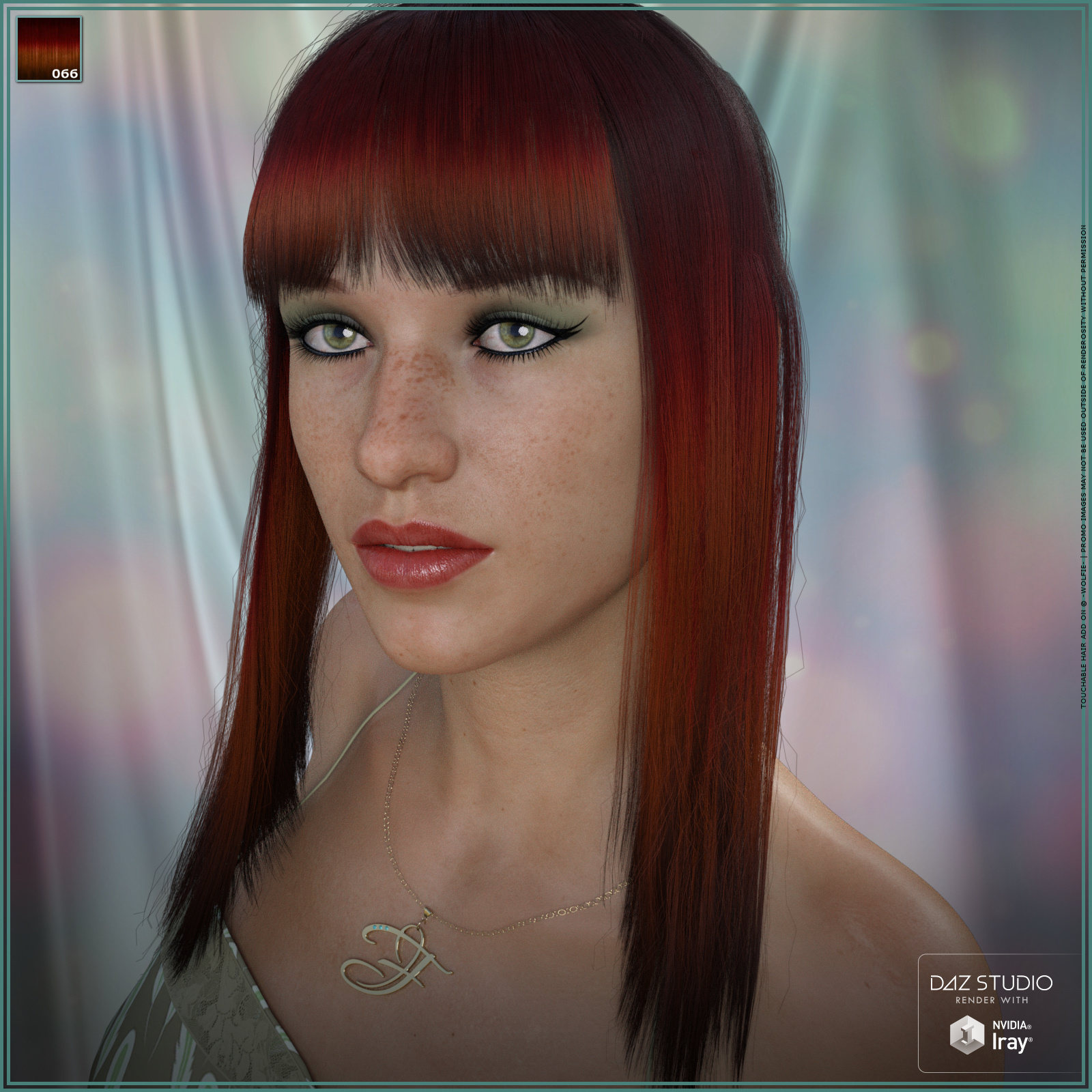 Touchable Full Fringe | Daz 3D