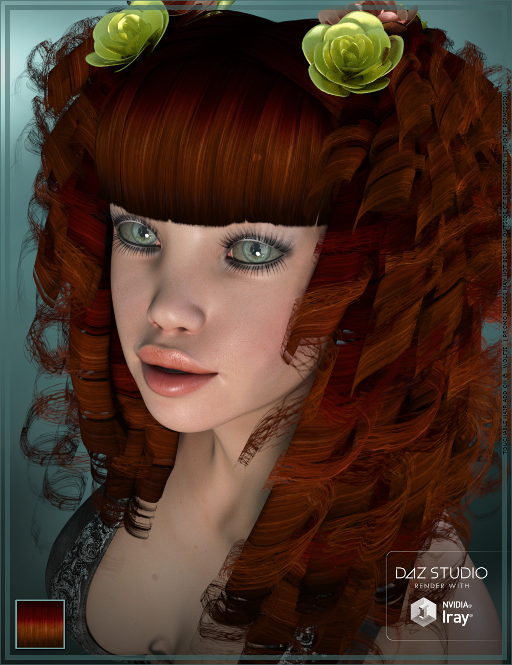 Touchable Goldie Locks | Daz 3D