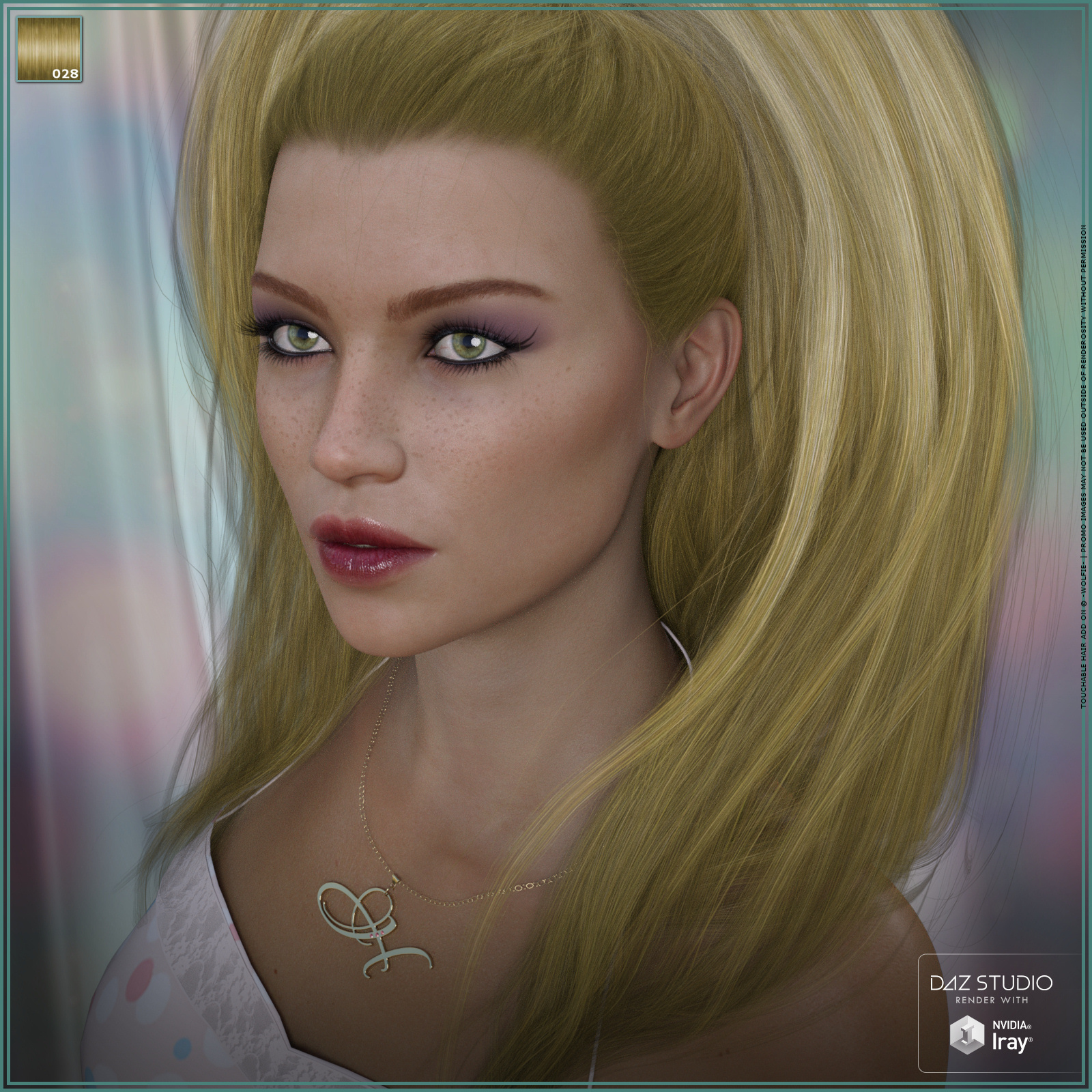 Touchable Hannah Ponytail | Daz 3D