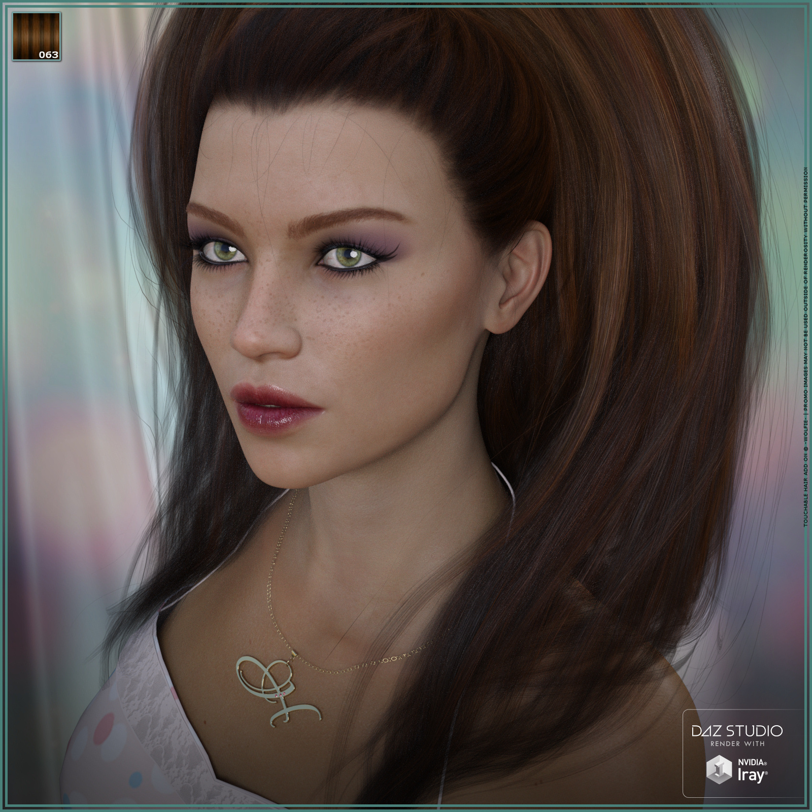 Touchable Hannah Ponytail | Daz 3D