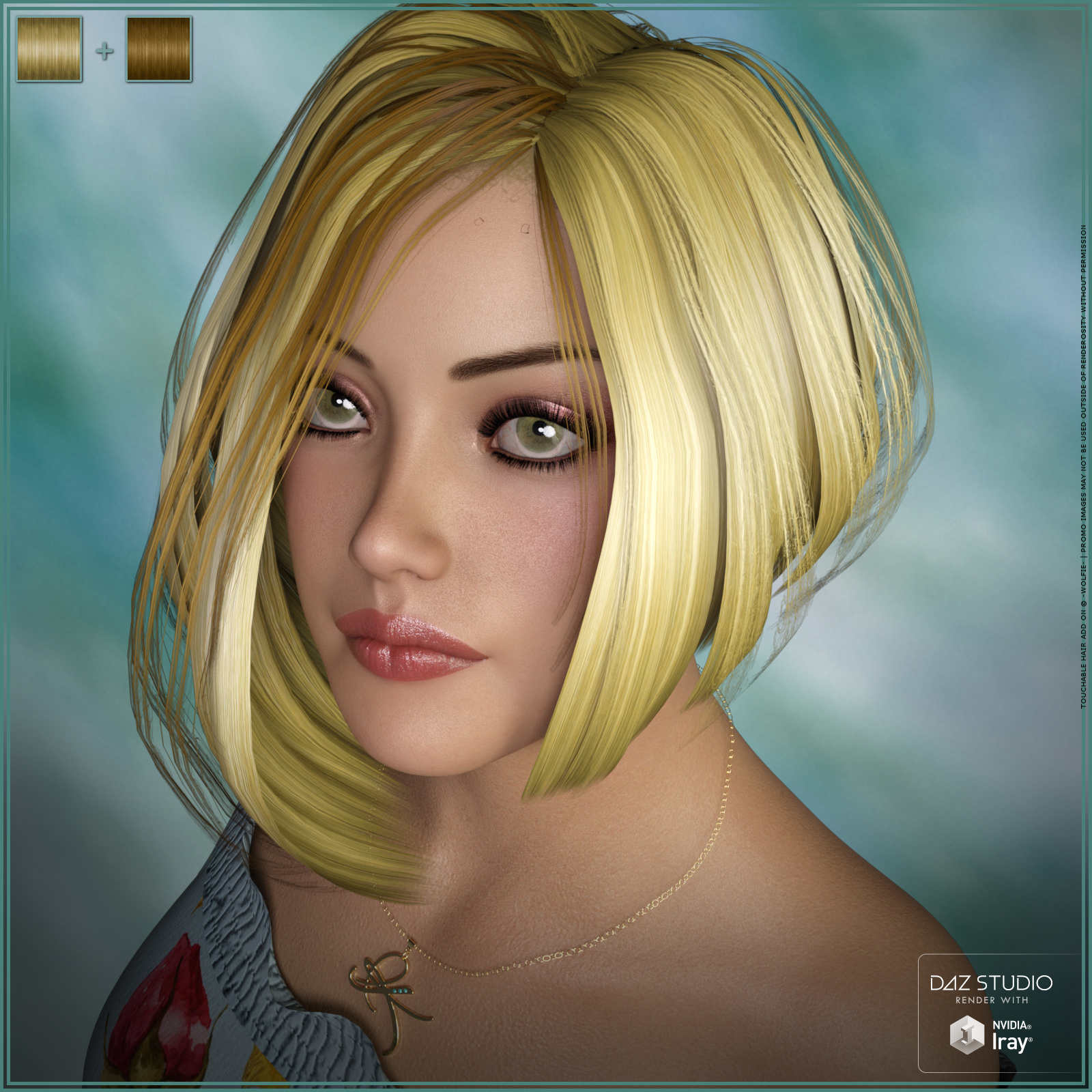 Touchable Kaylessa | Daz 3D