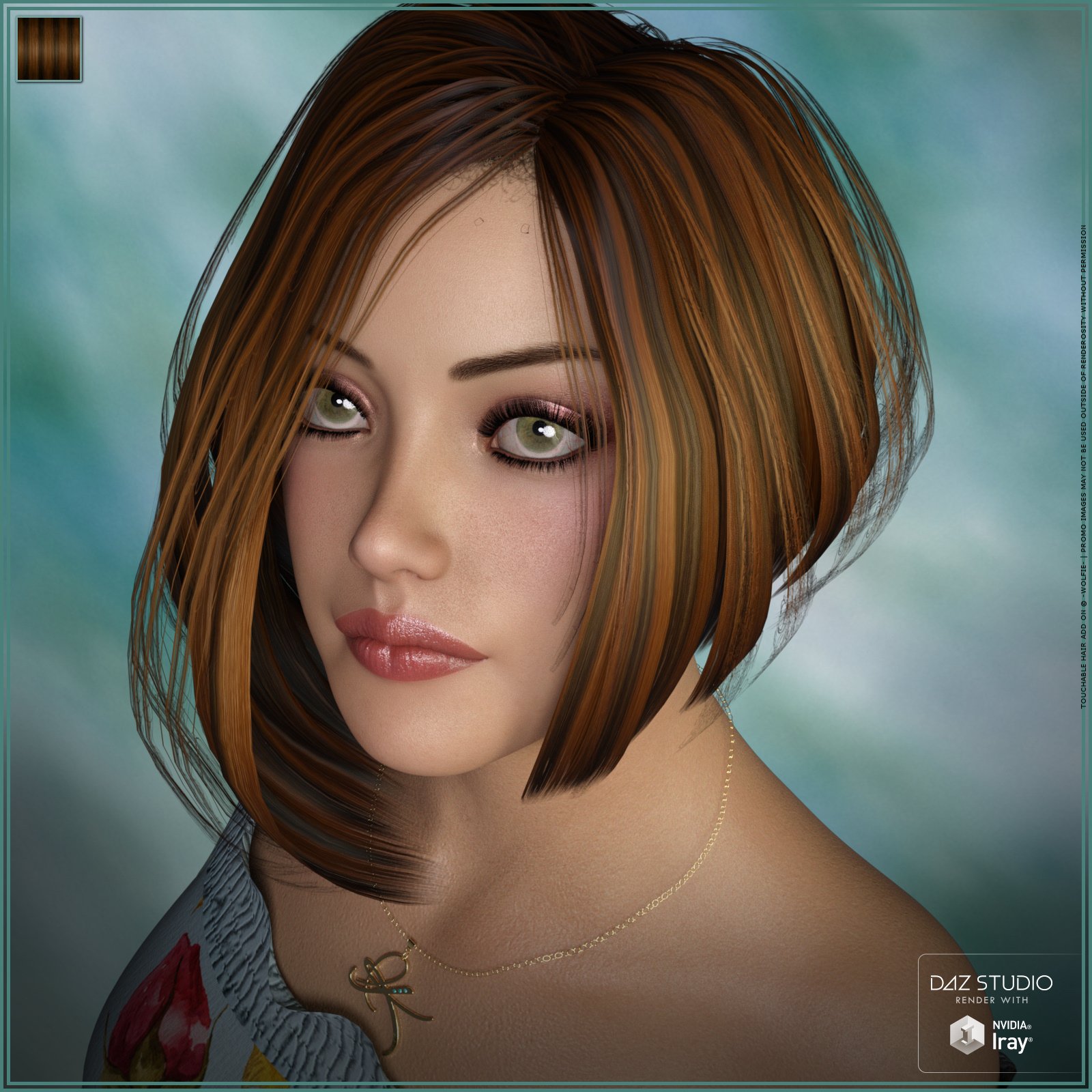 Touchable Kaylessa | Daz 3D