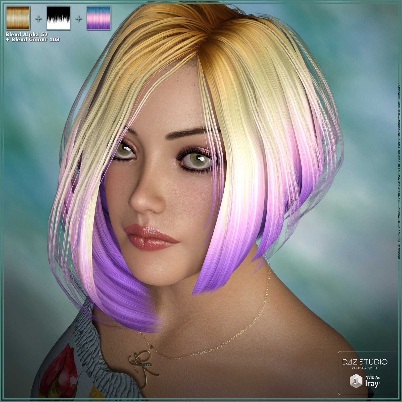 Touchable Kaylessa | Daz 3D