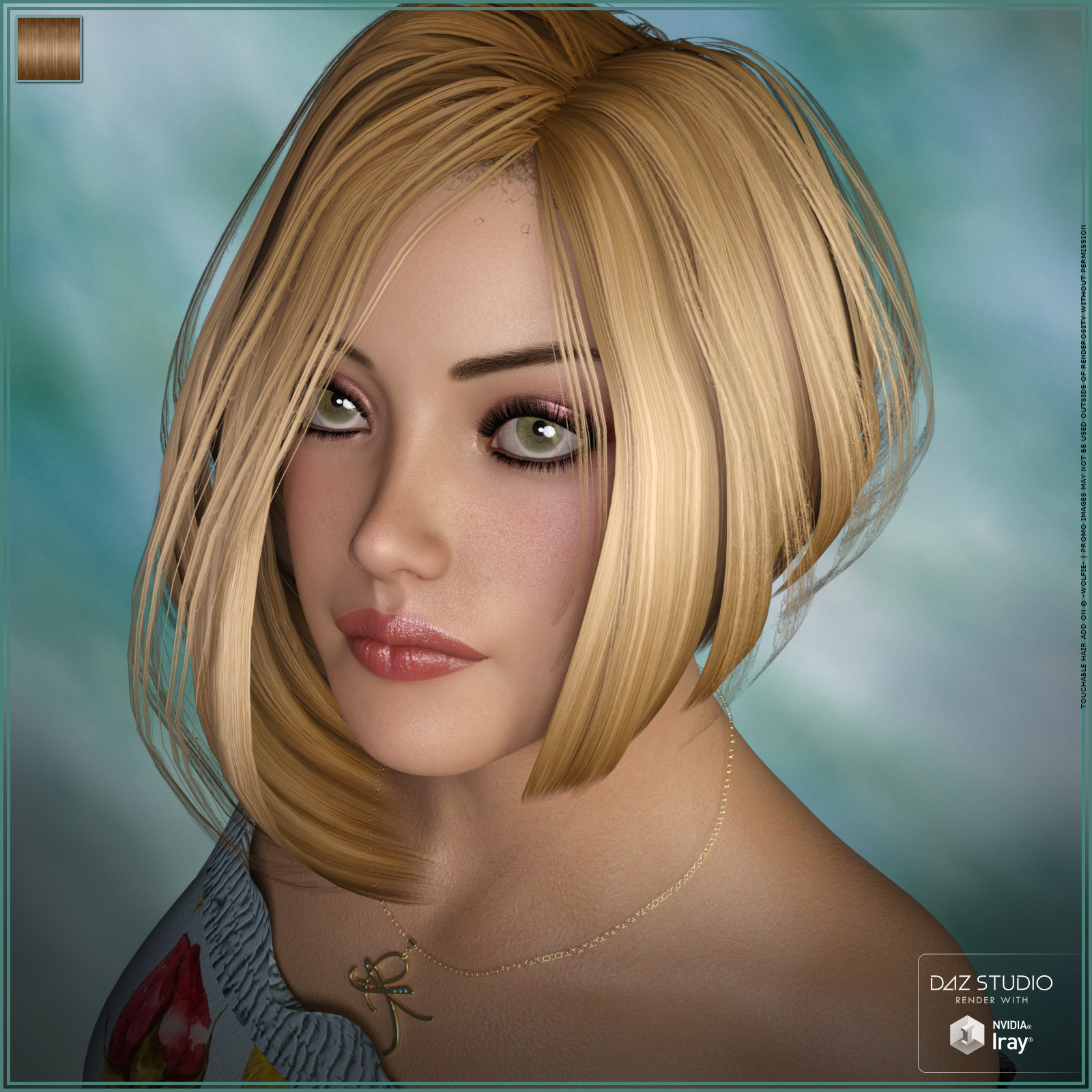 Touchable Kaylessa | Daz 3D