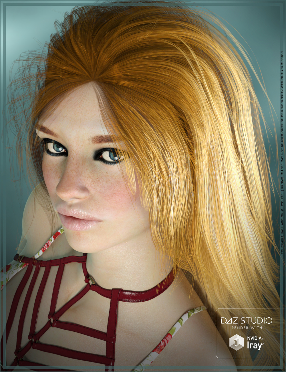 Touchable Long Hair | Daz 3D