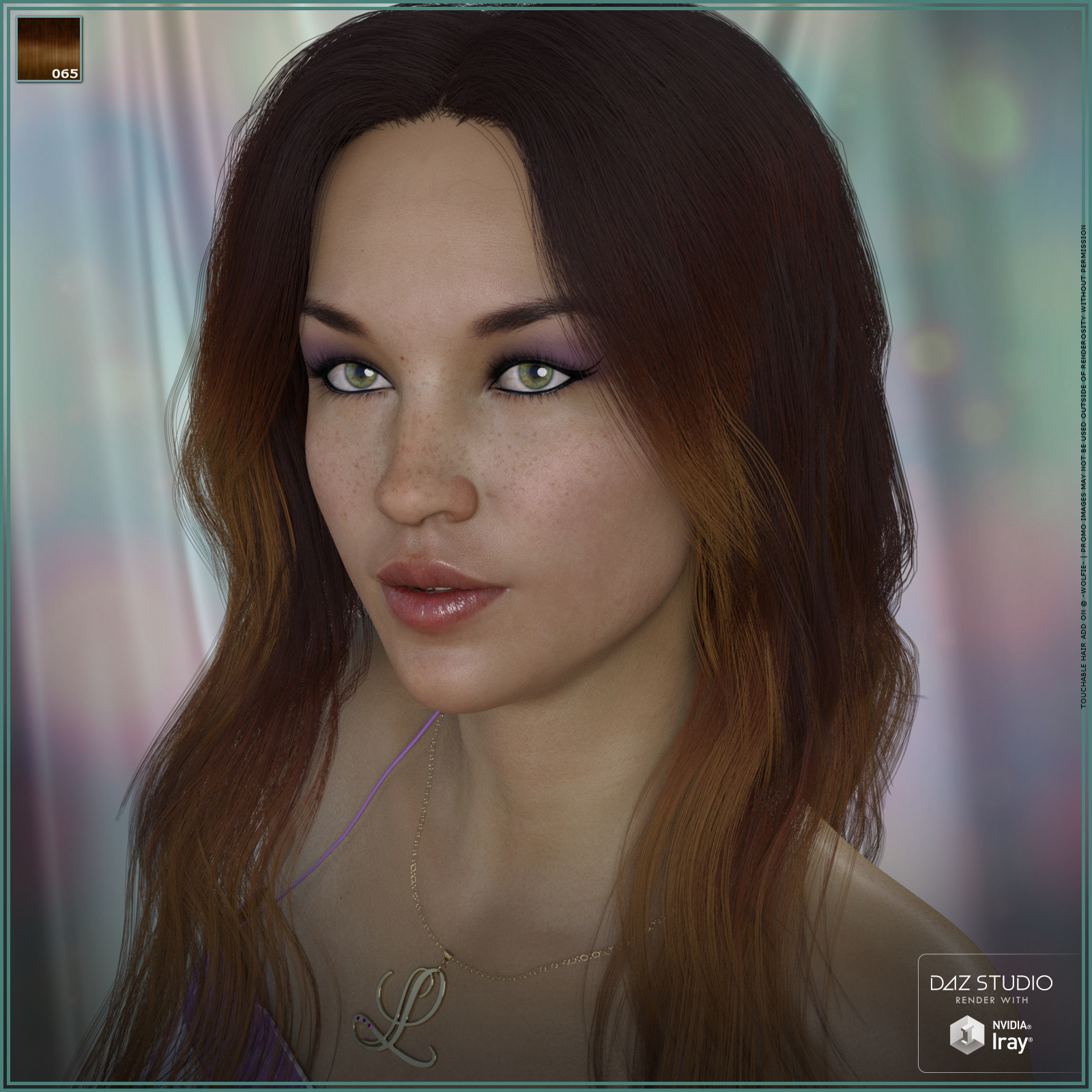 Touchable Long Layered | Daz 3D