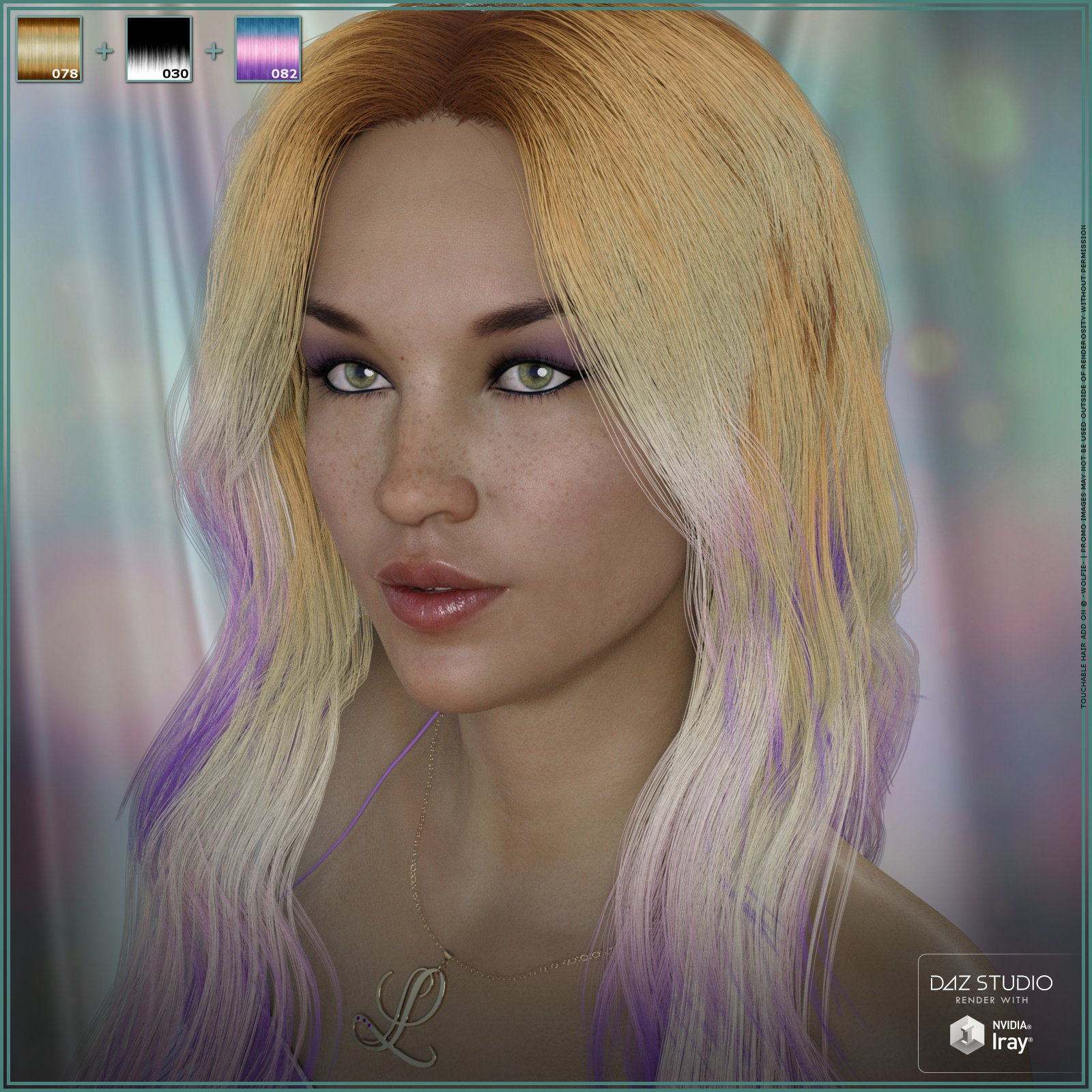 Touchable Long Layered | Daz 3D