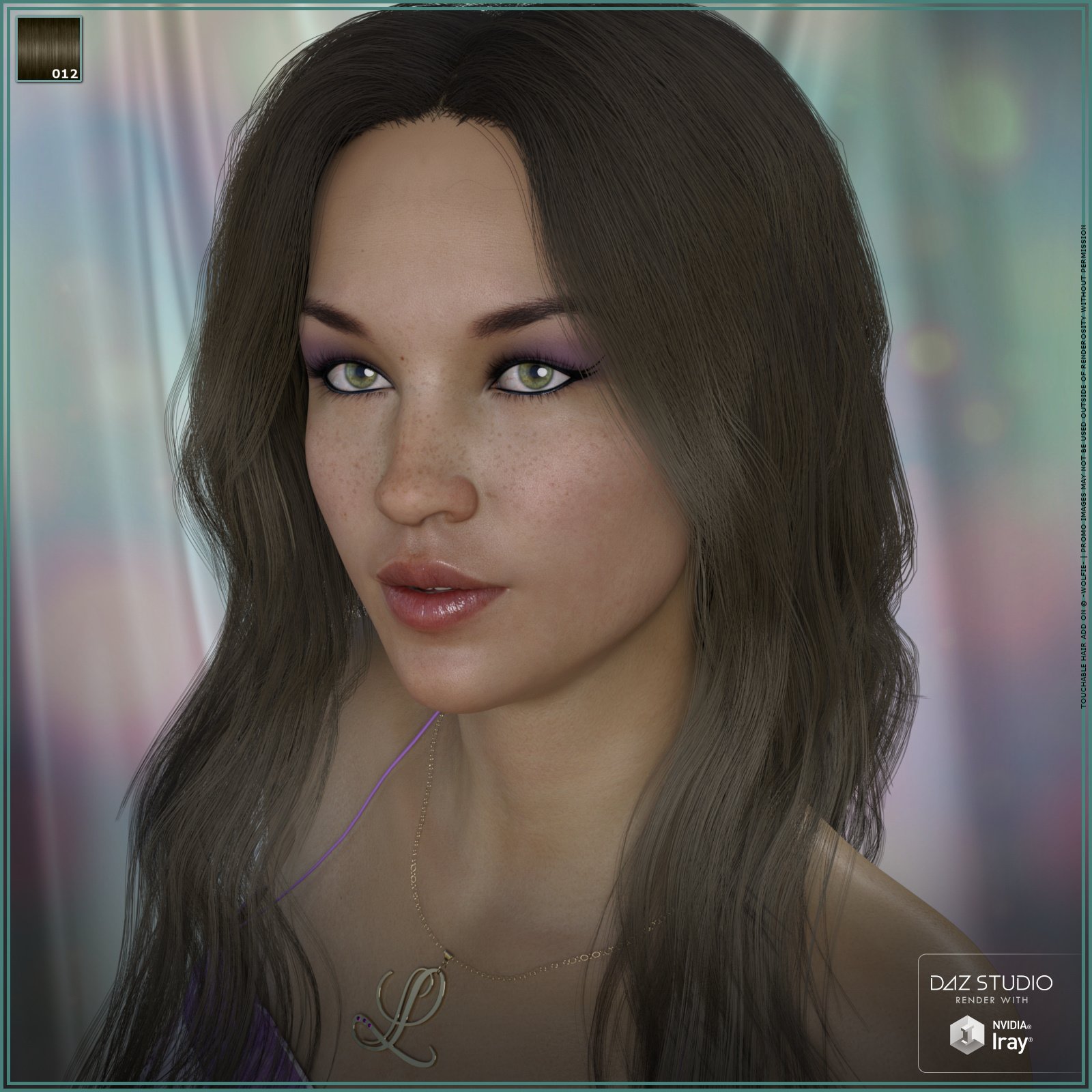 Touchable Long Layered | Daz 3D