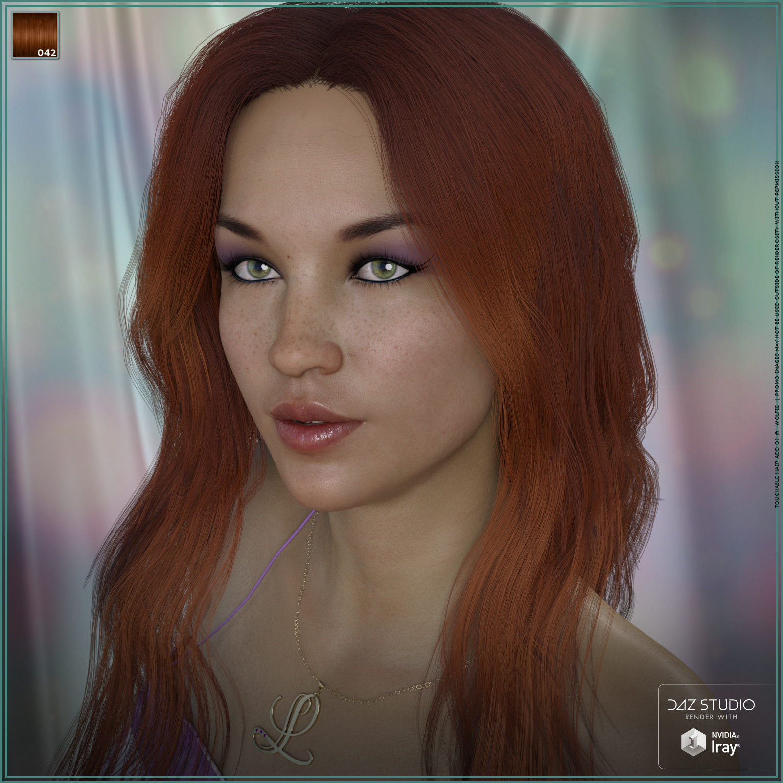 Touchable Long Layered | Daz 3D